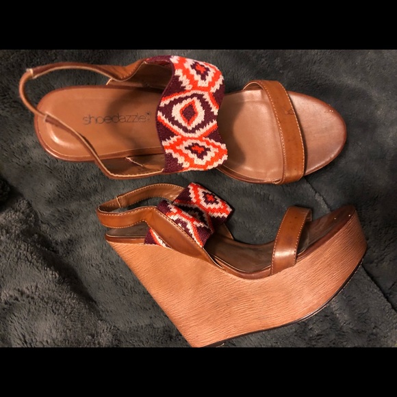 Shoe Dazzle | Shoes | Colorful Wedges | Poshmark